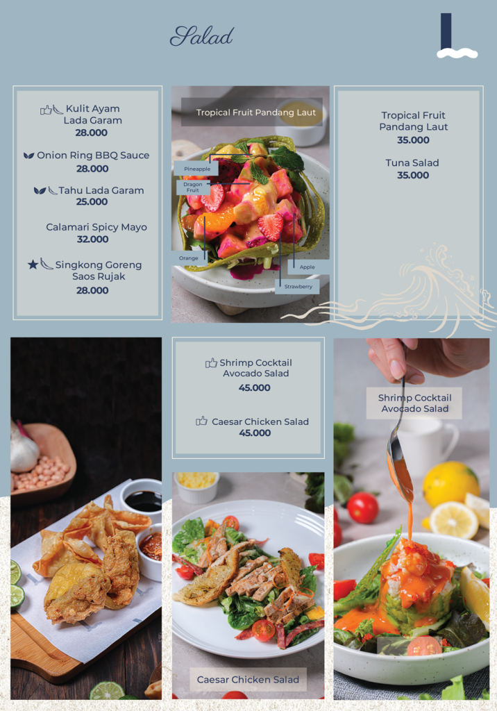 Menu - Pandang Laut | Restaurant | Balikpapan